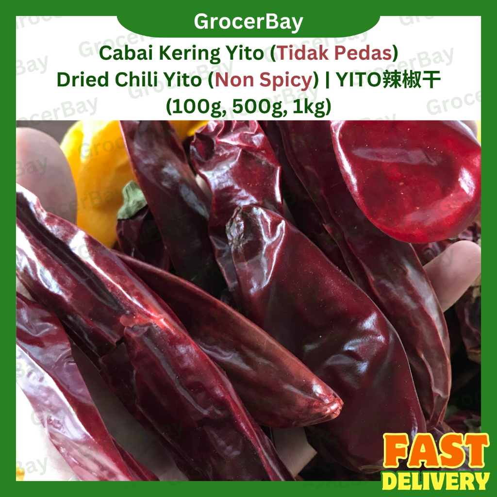 Cabai Kering Yito (Tidak Pedas) | Dried Chili Yito (Non Spicy) | YITO ...