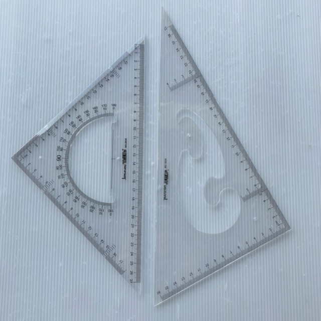 Triangle Set Square (30cm, 30/60 & 45/90 Degrees) | Shopee Malaysia