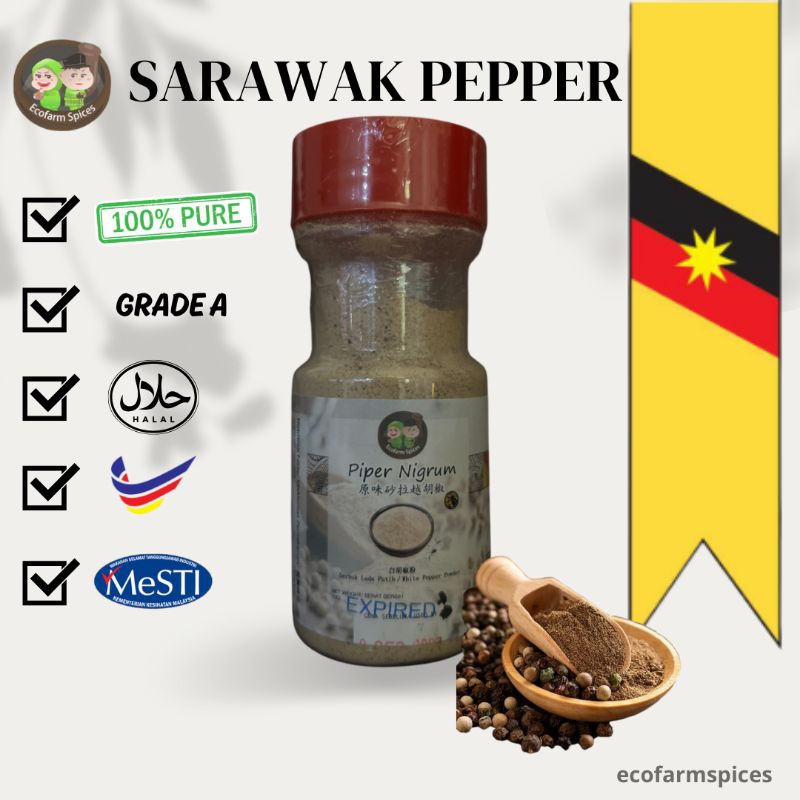 Lada Hitam & Putih Sarawak | Sarawak Pepper | White Pepper | Parang ...