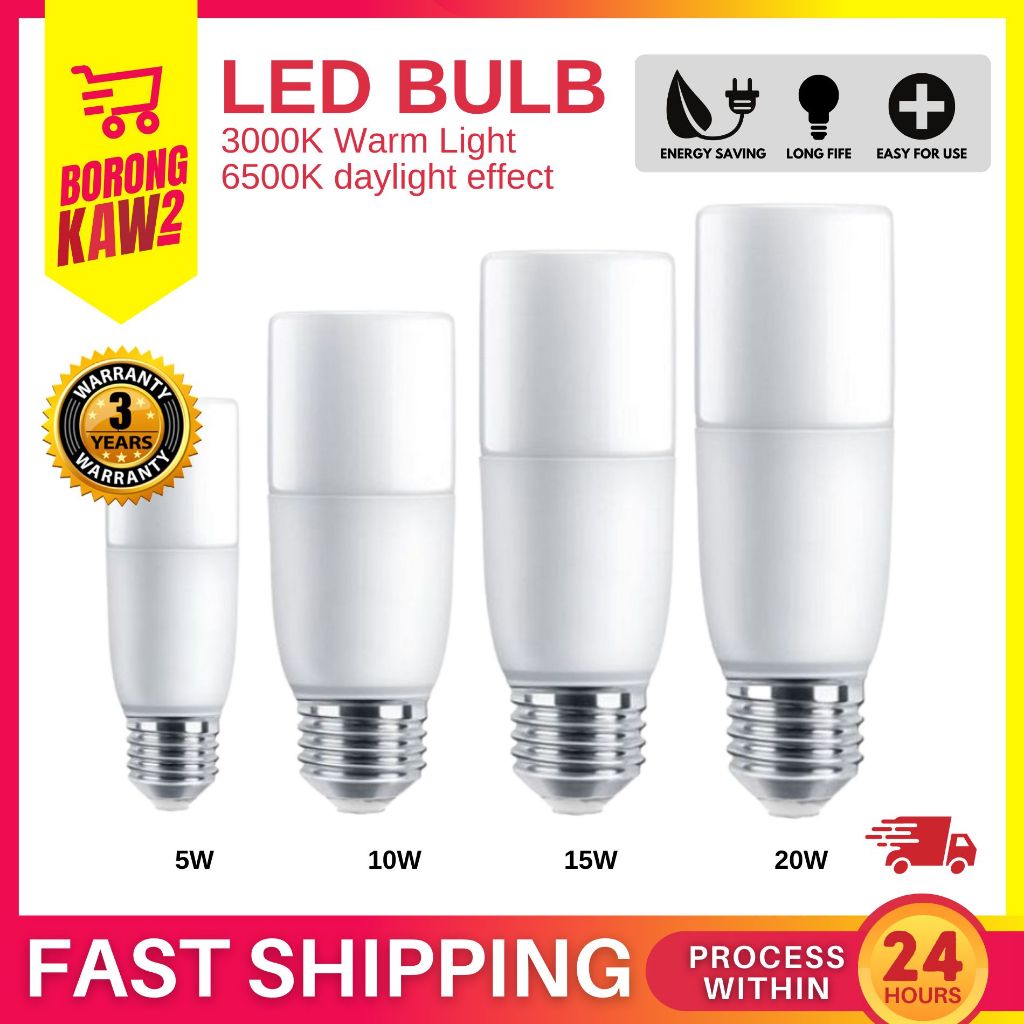 [ 5W 10W 15W 20W ] LED Bulb 3000K Warm Light / 6500K Daylight Effect LED Light Bulb Corn Stick ...