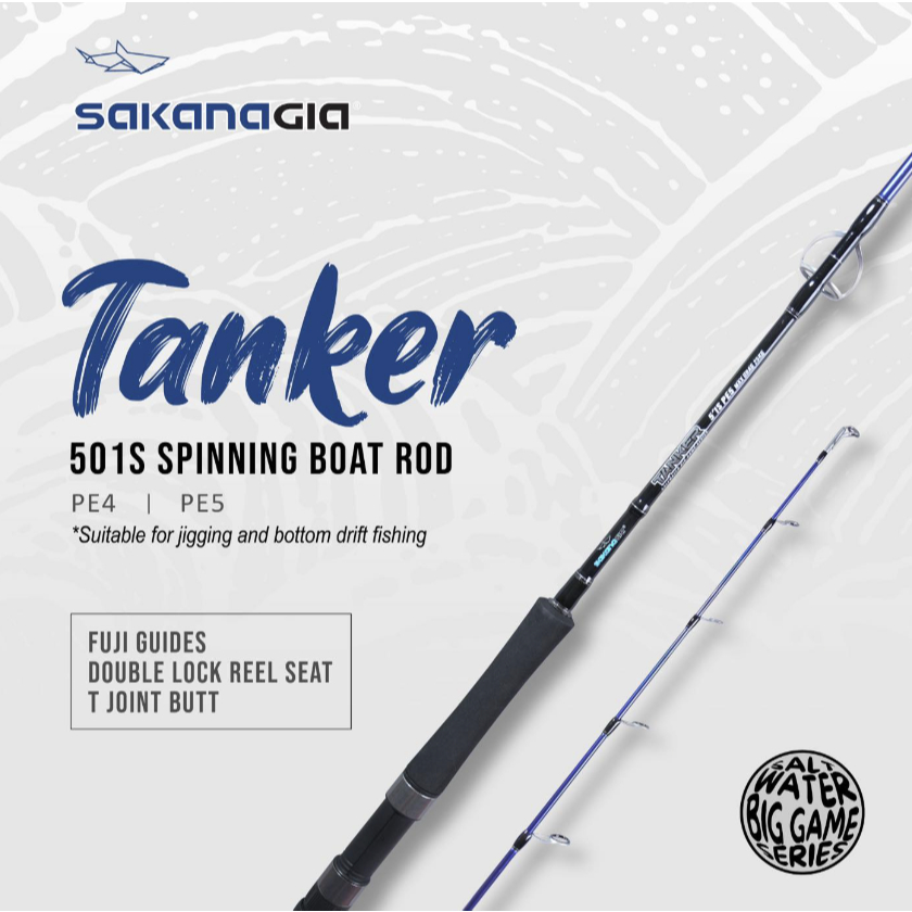 SAKANAGIA SAKANA GIA TANKER JIGGING AND BOTTOM BOAT DRIFT SPINNING ...