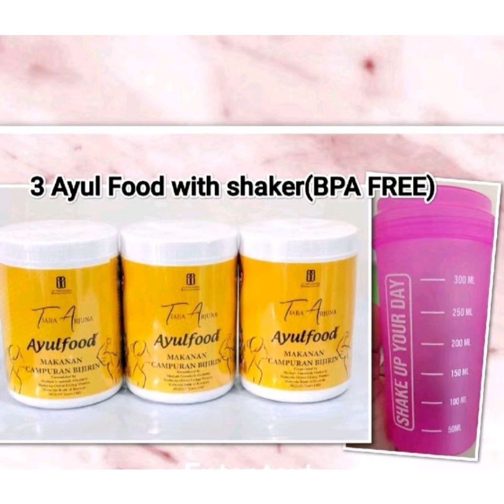 Ayul Food Combo Deal ( 3 Ayul food with 1 Shaker ) | Shopee Malaysia