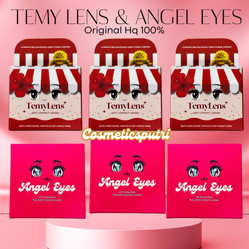 Temy Lens | Angel Eyes Myca | Lens Biasa | Shopee Malaysia