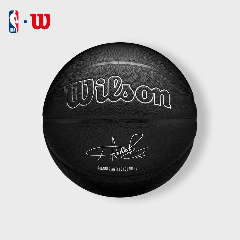 Wilson NBA Player Nightmode Indoor/Outdoor Basketball Giannis (Size 7 ...