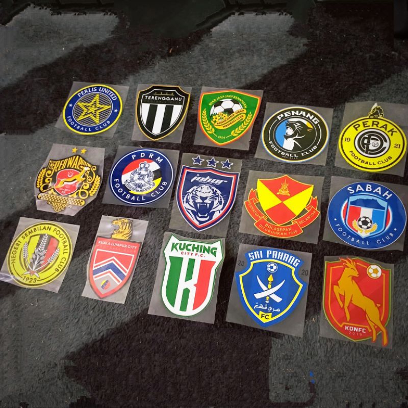 (PATCH/LOGO SAHAJA) LOGO PASUKAN LIGA MALAYSIA UNTUK BAJU | Shopee Malaysia