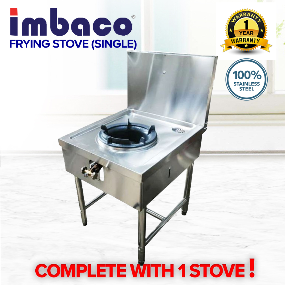 IMBACO Stainless Steel 1-Burner Kwali Range Dapur Gas 1 Tungku Stove ...