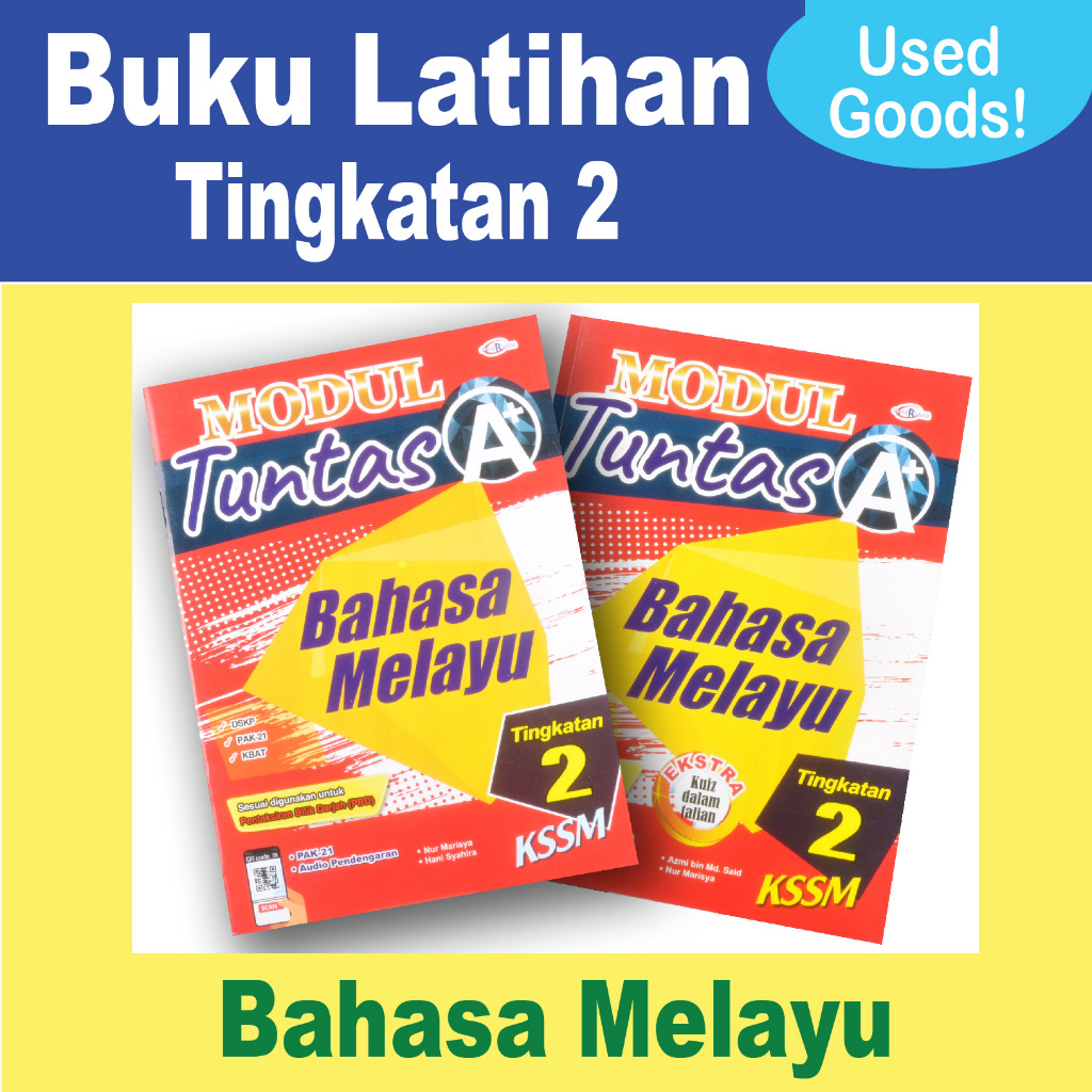 [EXE-T2 - BM] Buku Latihan, Exercise Book, Tingkatan 2, Bahasa Melayu ...