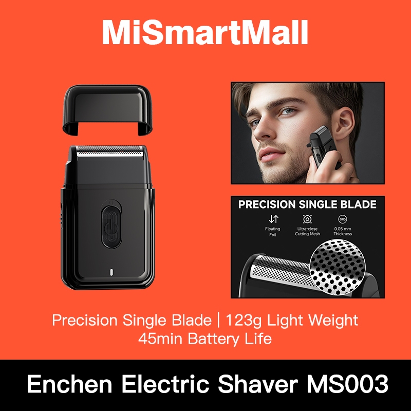 Enchen MS003 Mini Electric Shaver Portable Foil Shaver With Pop-up ...