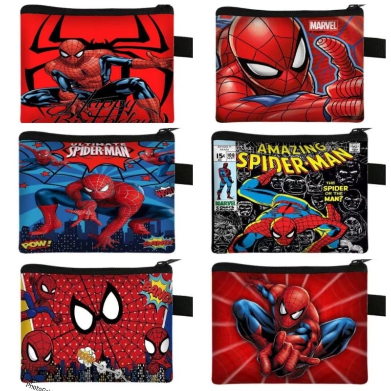 Wallet spiderman kids boy purse marvel cartoon coin holder | beg dompet ...