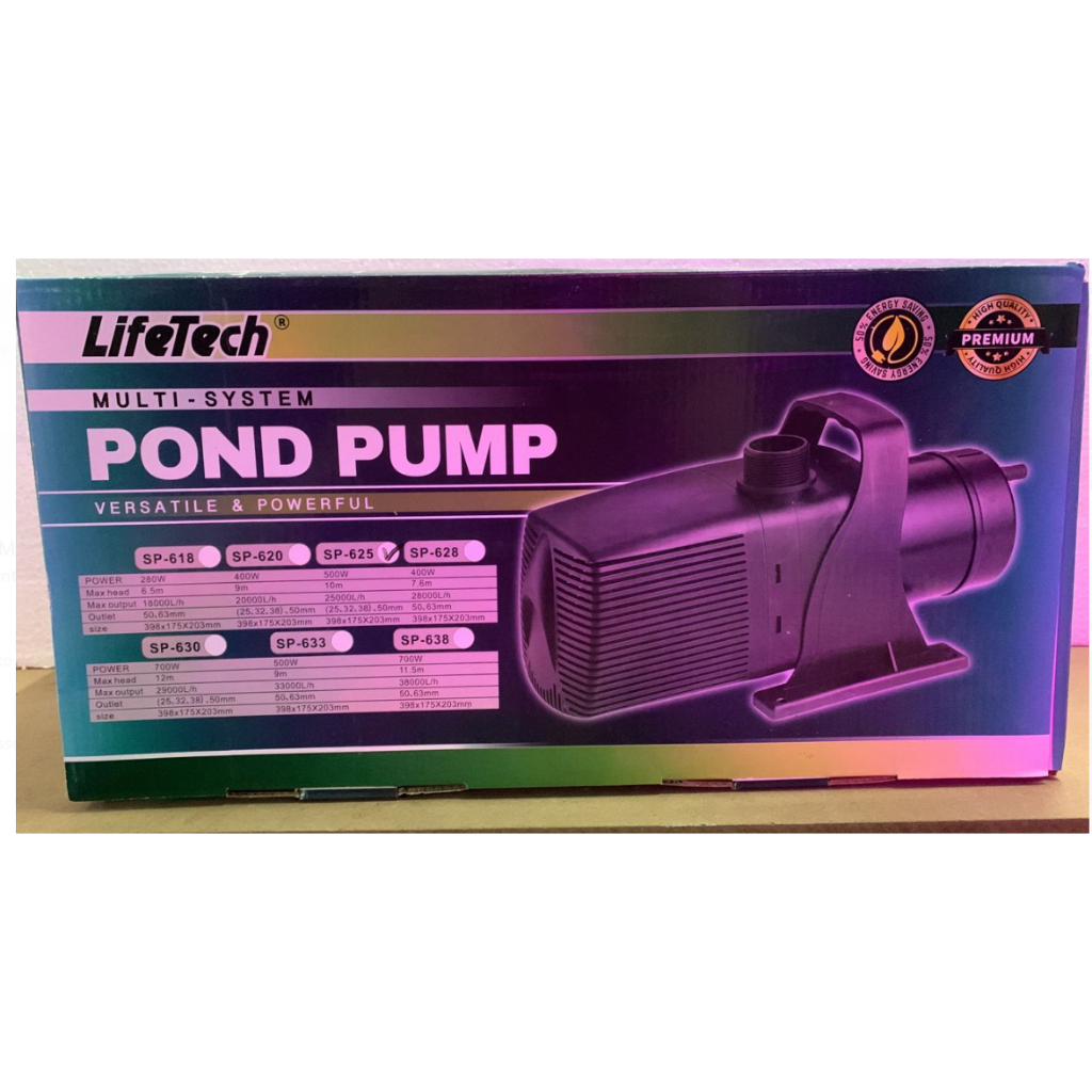 LifeTech Bettas SP-625 Submersible Pond Pump 25,000L/H | Shopee Malaysia