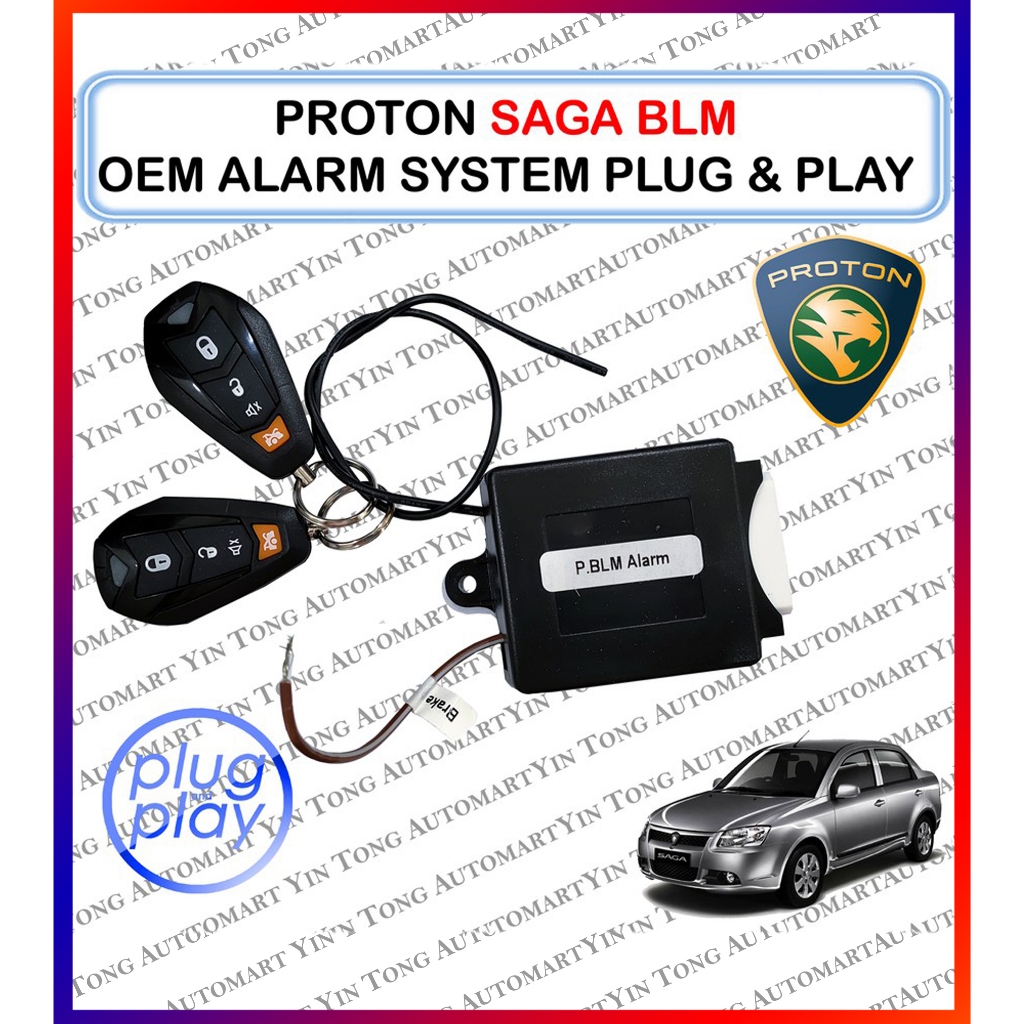 Proton Saga BLM / FL / FLX Oem Alarm System Plug&Play Half Set | Shopee ...