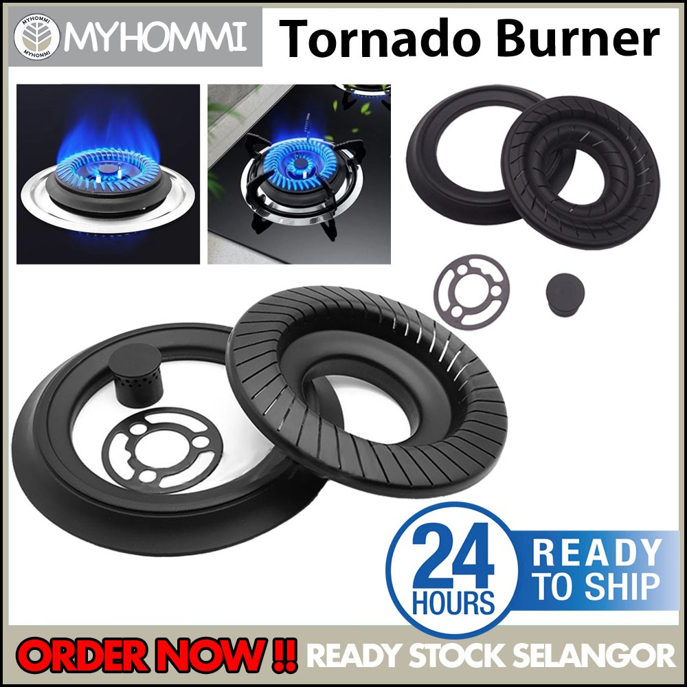 Universal Gas Stove Powerful Tornado Flame Burner Cap Cornell Milux ...