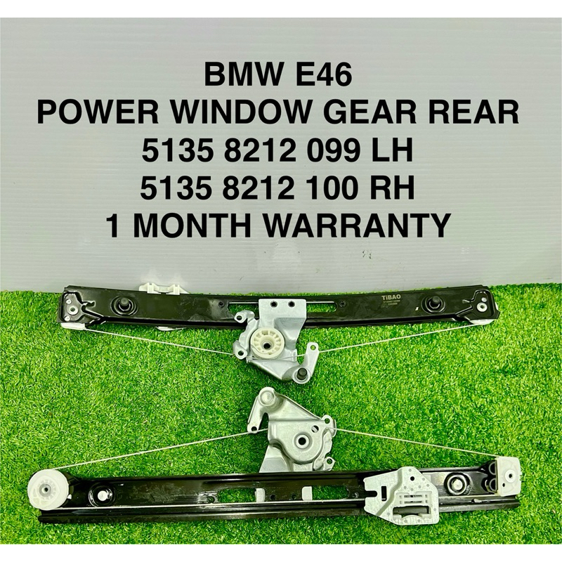 BMW E46 320i 3 SERIES REAR POWER WINDOW GEAR BRACKET (TIBAO) | Shopee ...