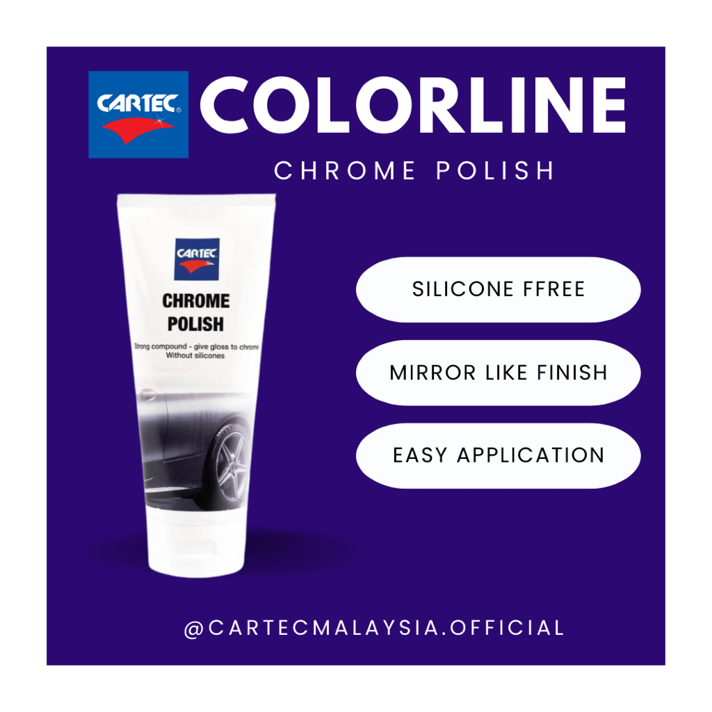 Cartec Chrome Polish (metal, chrome polisher) | Shopee Malaysia