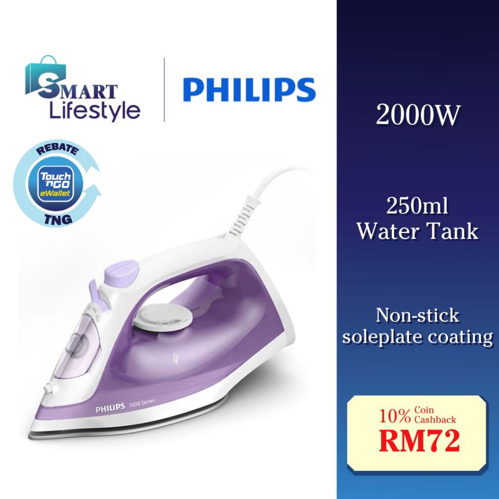 Philips 1000 Series 2000W Steam Iron DST1040/30 | Shopee Malaysia