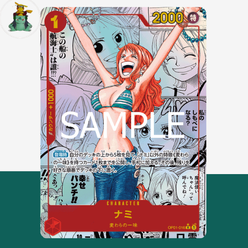 Manga Nami AA alt Art OP01-016 | R Tier Premium OP05-060 L optcg one piece card | Shopee Malaysia