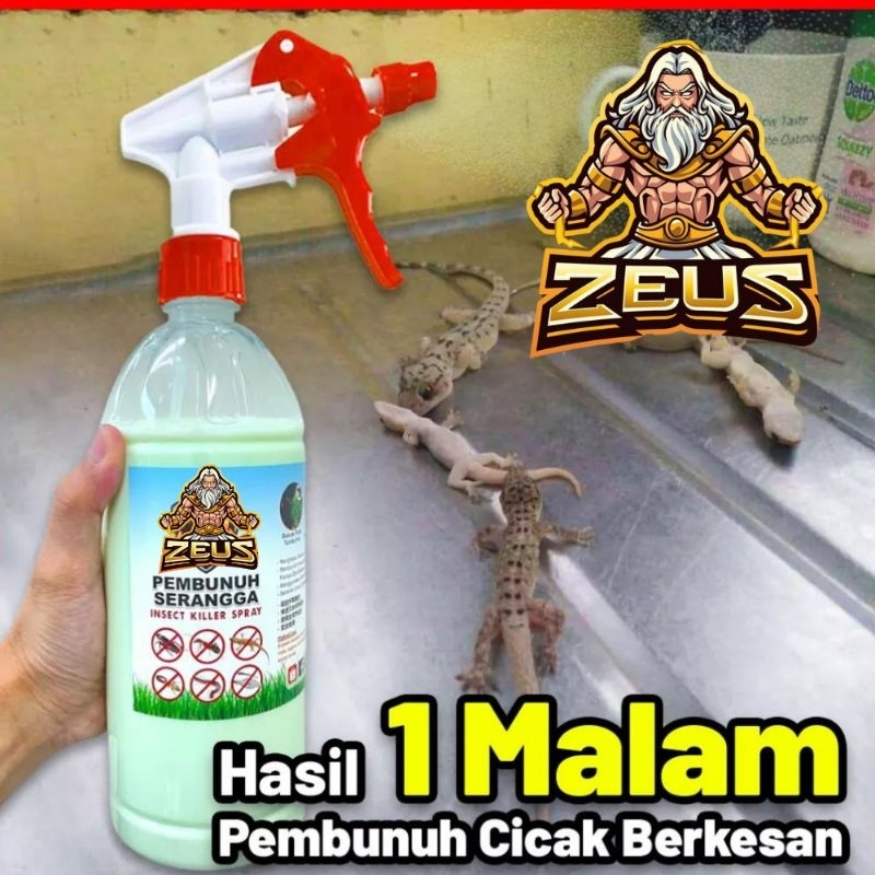 MR Zeus Insect Repellent Spray Cicak Lizard Lipas Lipan Anai-Anai Anti ...