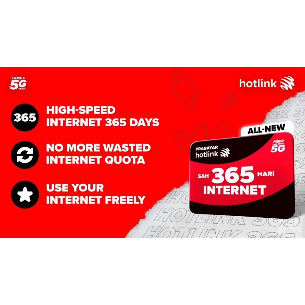 Hotlink VIP Number Prepaid Unlimited Sim Card | Shopee Malaysia