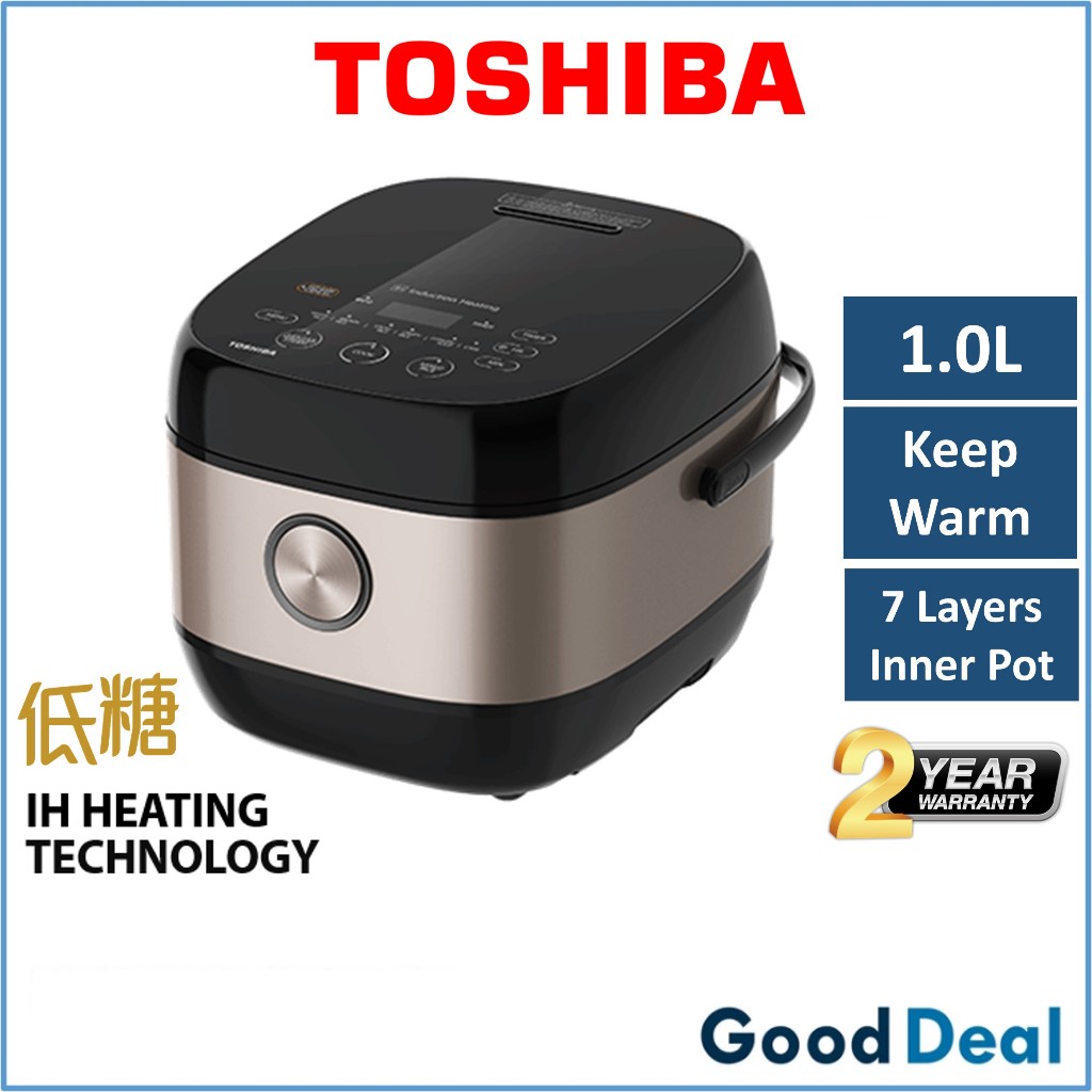 Toshiba 10IX1TMY(N) 1L IH Induction Heating Low Sugar Digital Rice ...