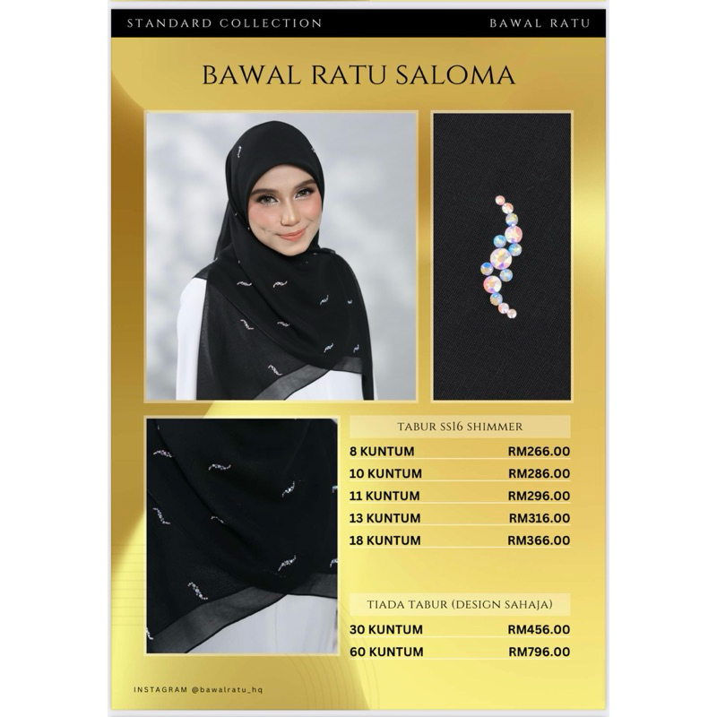 BAWAL RATU SALOMA (TABUR) | Shopee Malaysia