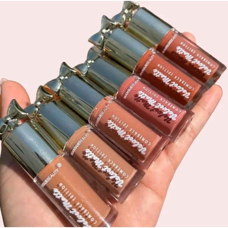 WANSUE BEAUTY LIP VELVET EDISI COMEBACK RAYA, LIPMUD WANSUE, LIP LINER ...