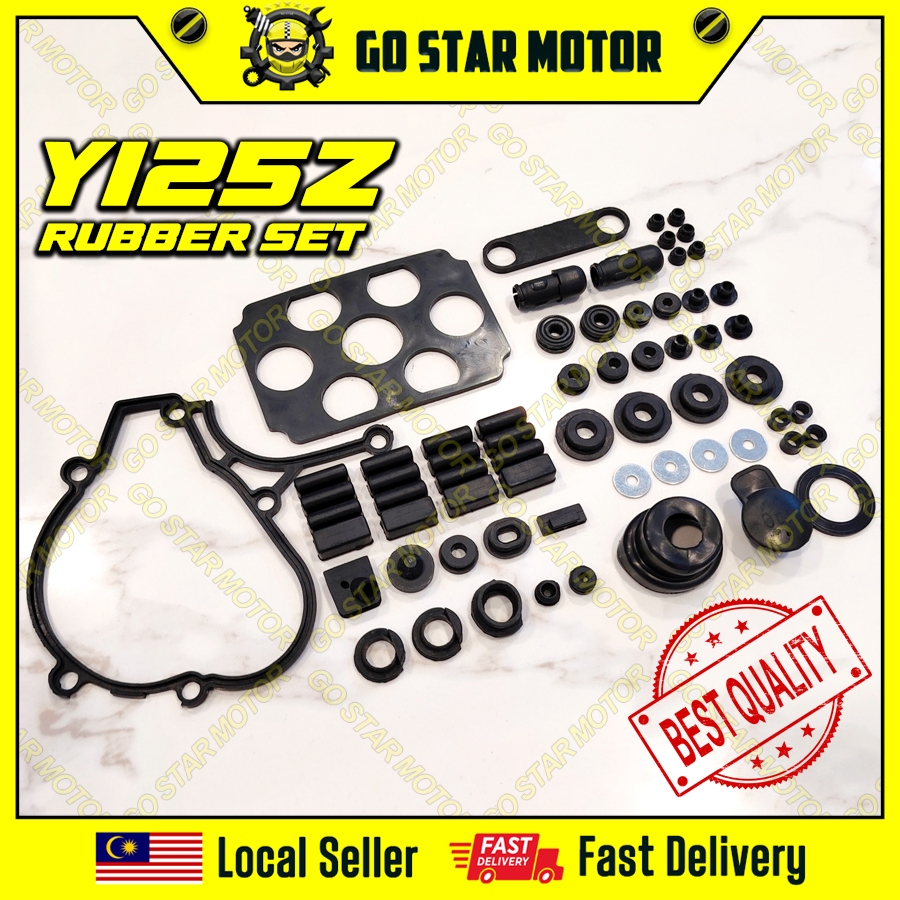 YAMAHA Y125Z Y125ZR Y125 125Z 125ZR Body Rubber Complete Set Getah Full ...