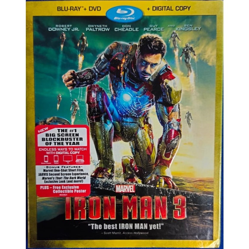Iron Man 3 (Blu-Ray) | Shopee Malaysia