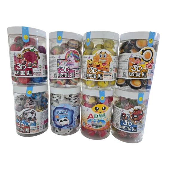HALAL Dear Dada Gummy Series Football/ Grape/ Strawberry/ Watermelon ...