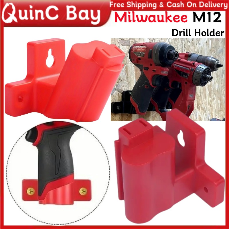 MILWAUKEE M12 Machine Storage Holder Rack Power Tool Wall Mount Hanger ...