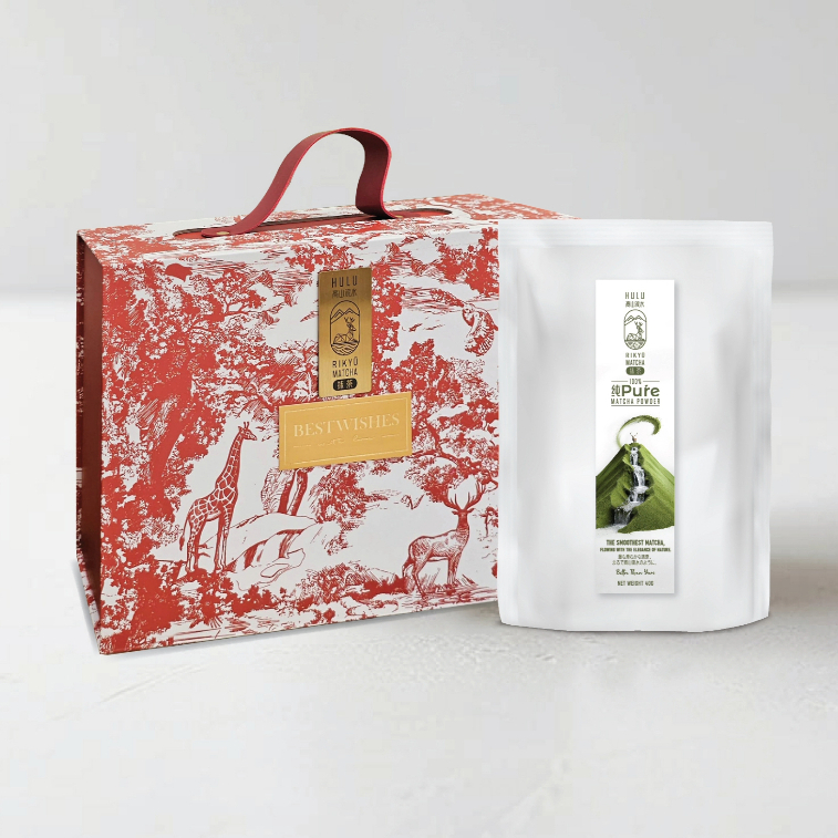 HULU Matcha Giftbox + Pure Rikyu Matcha Powder 40g | Shopee Malaysia