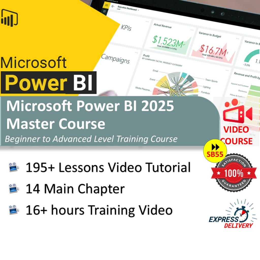 [Video Course] Microsoft Power BI 2025 Master Course - Beginner To ...