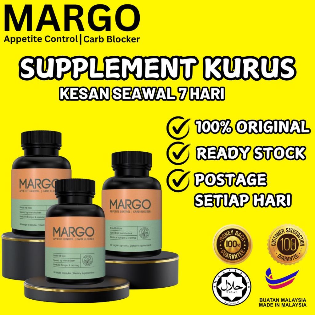 Original MARGO Fat burner, appetite controller,produk kurus seawal 7 ...