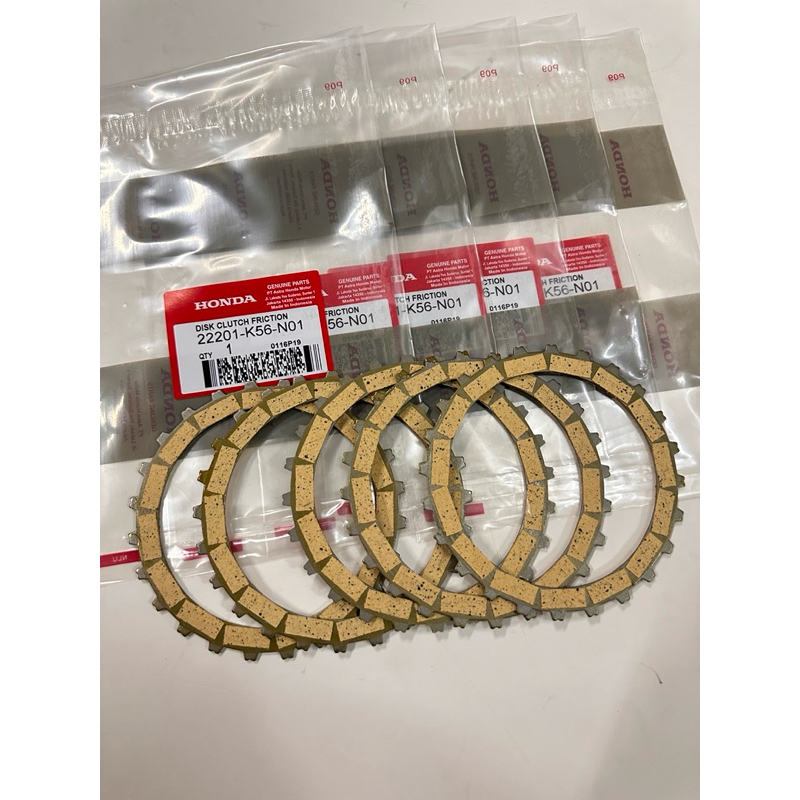 Honda Rs150 clutch plate 100% Original 22201-K56-N01 Made in indonesia ...