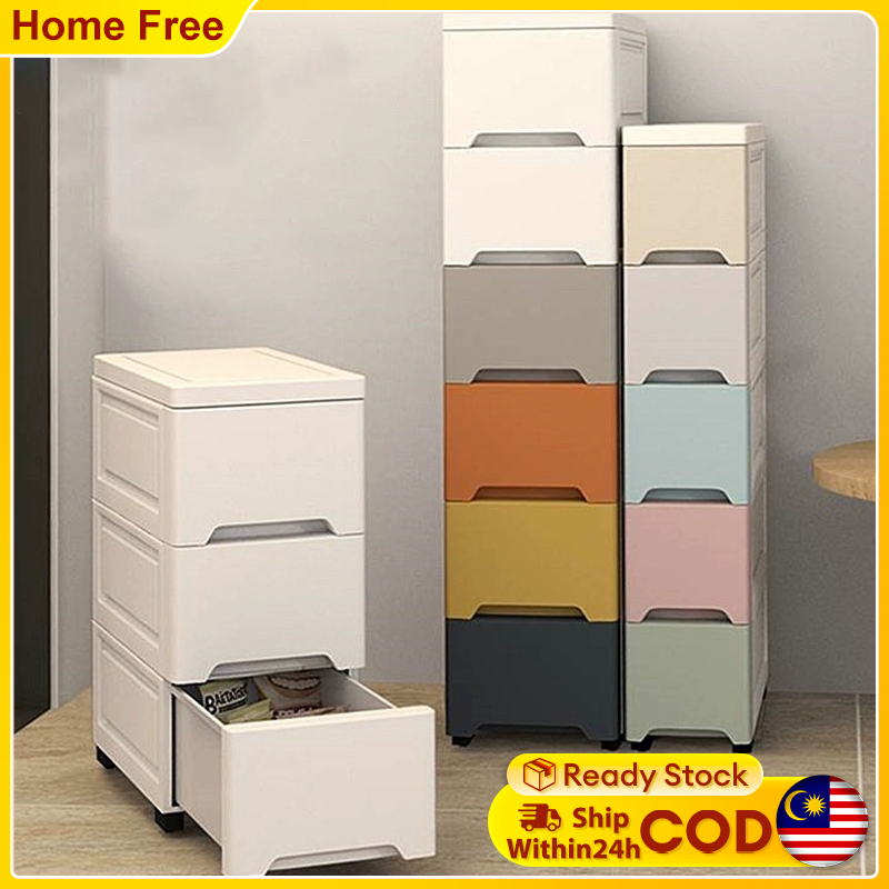 Plastic Drawer Gap Drawer Cabinet Bathroom Cabinet Moving Rack Kitchen ...