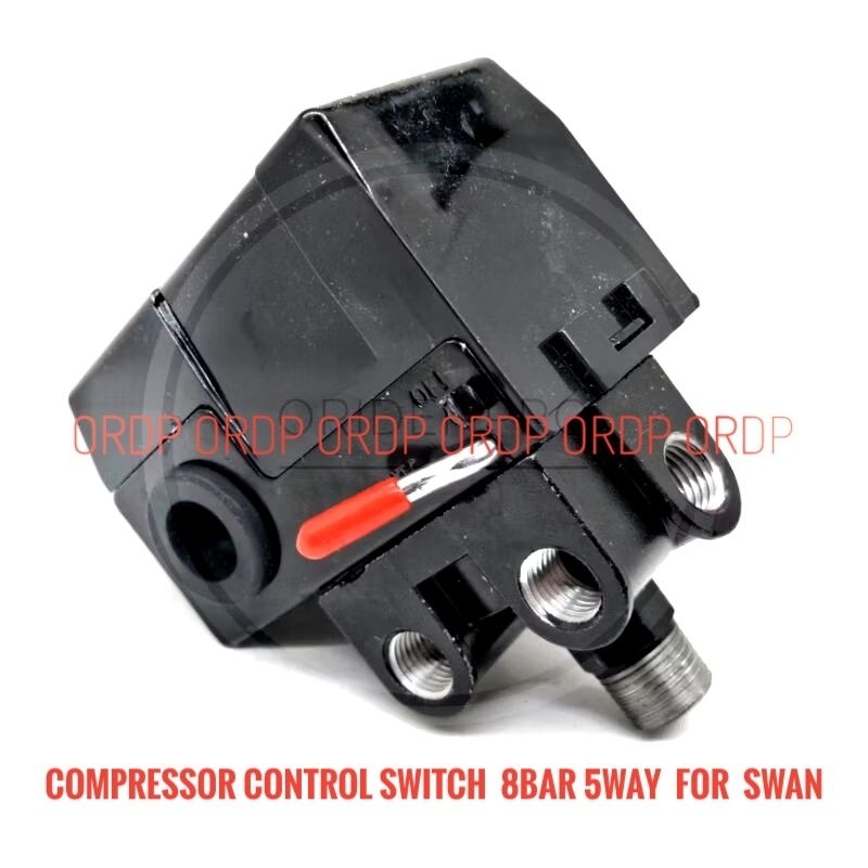 Air Compressor Pressure Switch 5way 8Bar SWAN SVP-202 Heavy duty (TAK ...