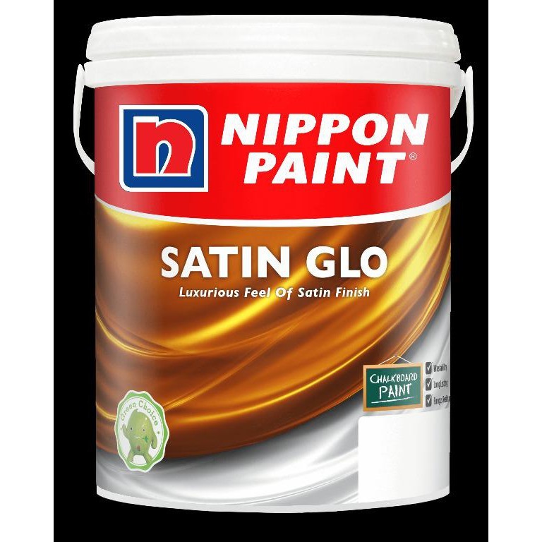 15L Nippon Paint Interior Satin Glo | Shopee Malaysia