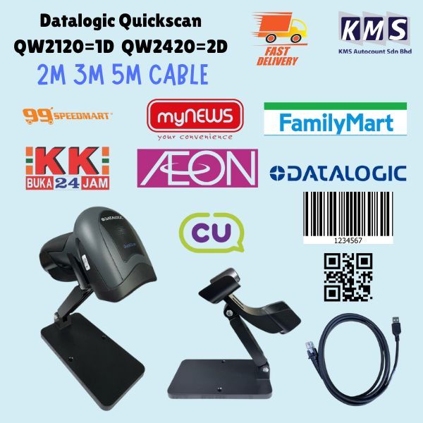Datalogic Quickscan QW2100 QW2120 QW2120-BKK1 High End Quality Free ...