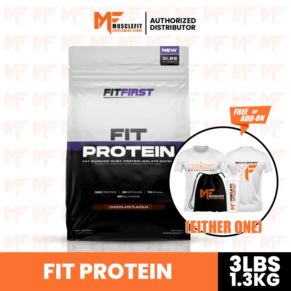 Fit First Fit Protein 3 Lbs/1.3 kg + Gift - Makanan Tambahan Whey ...