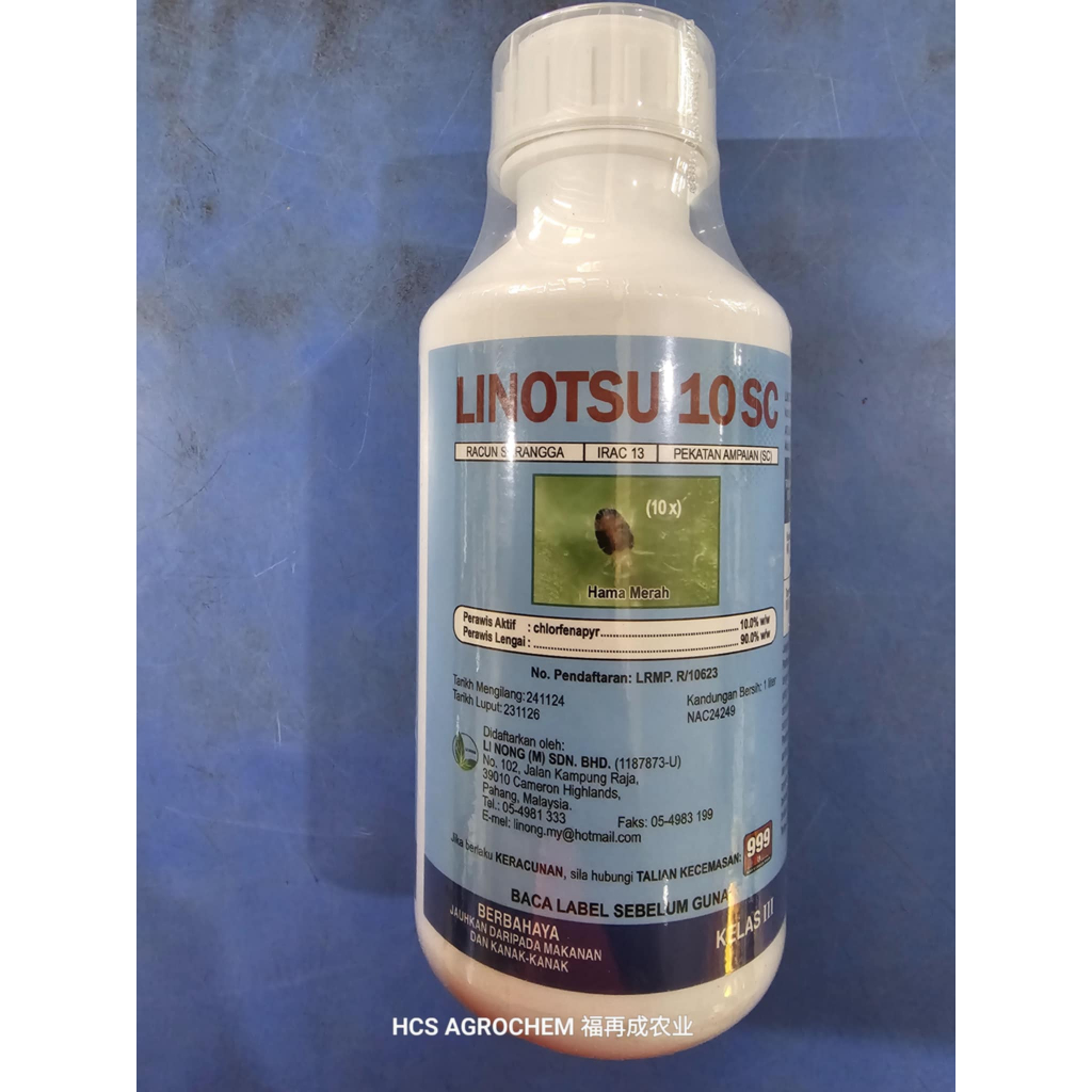 (+-1lit) Racun serangga hama chlorfenapyr---10.0% YN Linotsu 10SC ...