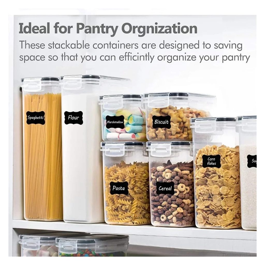 【Set Viral Premium】4 Saiz Bekas Simpanan Kedap Udara 8-Piece Dengan 4 ...