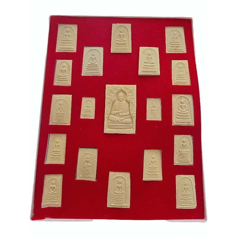 啊赞多佛牌 phra somdej 崇迪佛 Wat Non Kum1set 19粒 Phra Somdej Achan Toh Bucha ...