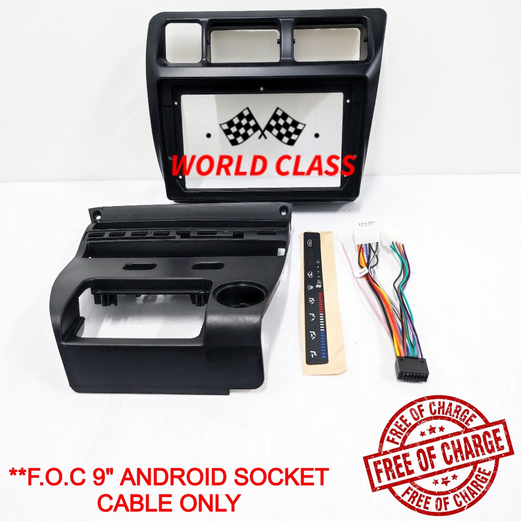 TOYOTA COROLLA AE101 (MANUAL A/C) 9" ANDROID CASING WITH CANBUS (FREE ...