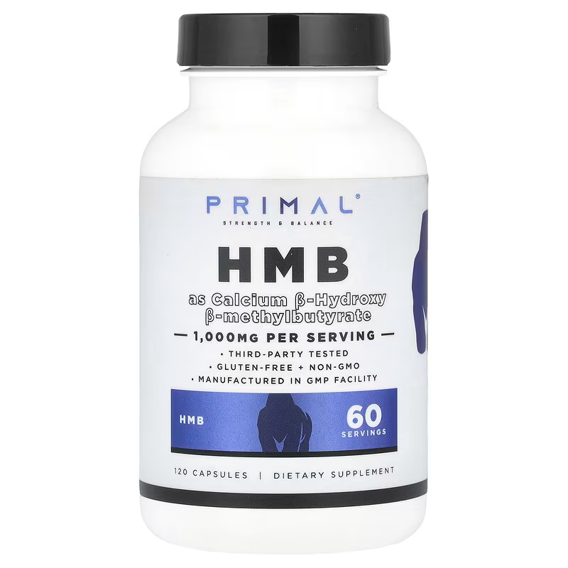 PrePrimal, HMB, 1.000 mg, 120 Capsules (500 mg per Capsule) | Shopee ...