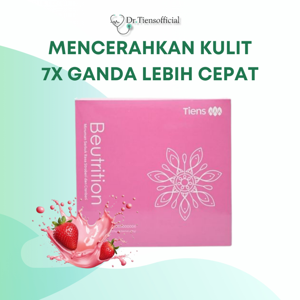 Tiens Beutrition Drink Original Minuman Vitamin Glow Collagen Pemutih ...