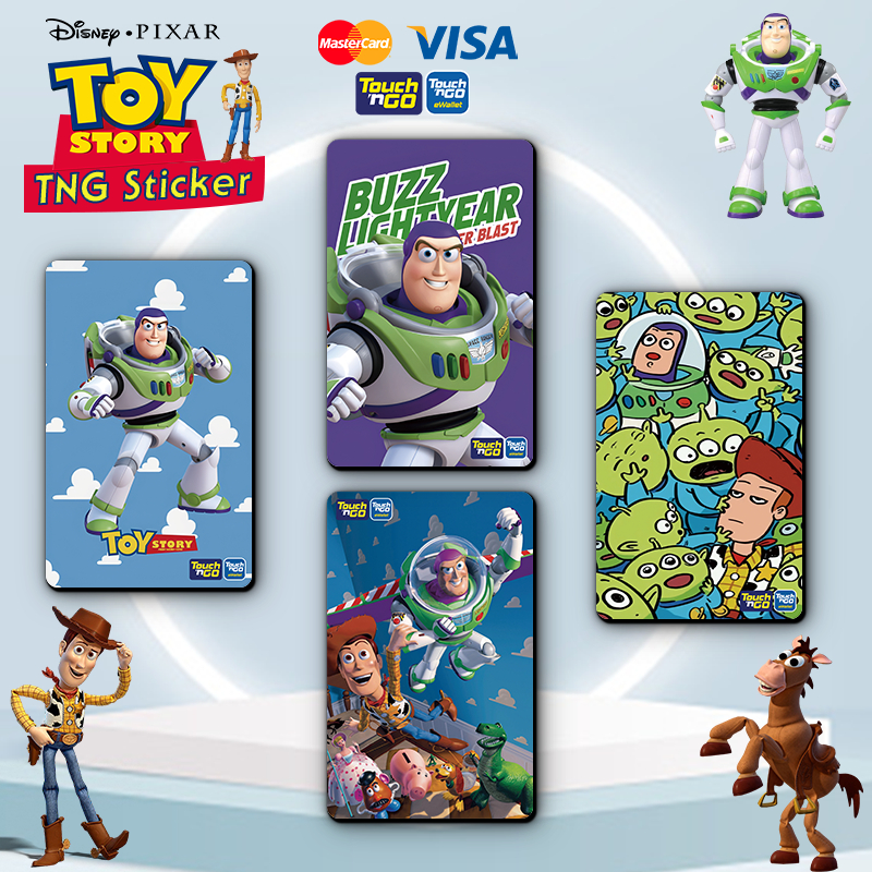 TOY STORY - Tng Touch N Go/Bank Card Sticker Cover (Buy4Free1) | Shopee ...