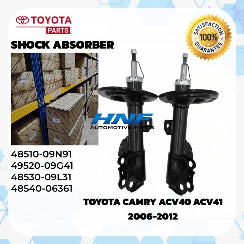 Toyota Camry ACV40 ACV41 2.0 2.4 2006-2012 Front Rear Absorber 1 Pair ...