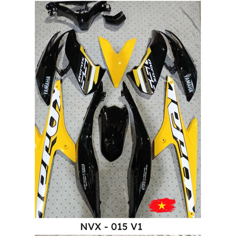 🇻🇳YAMAHA HLY AEROX/NVX V1 COVER SET VIETNAM 2025（SIAP TANAM）💛 | Shopee ...