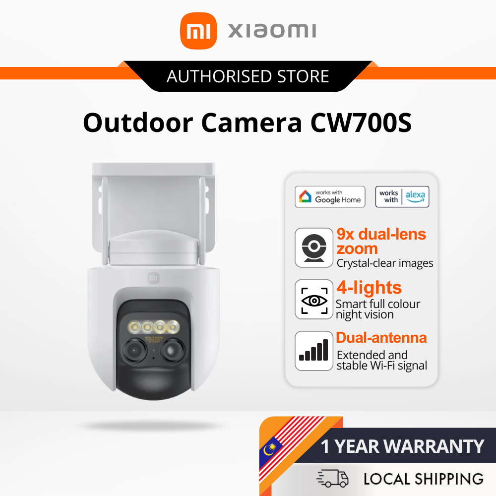 Xiaomi Outdoor Camera CW700S | Shopee Malaysia