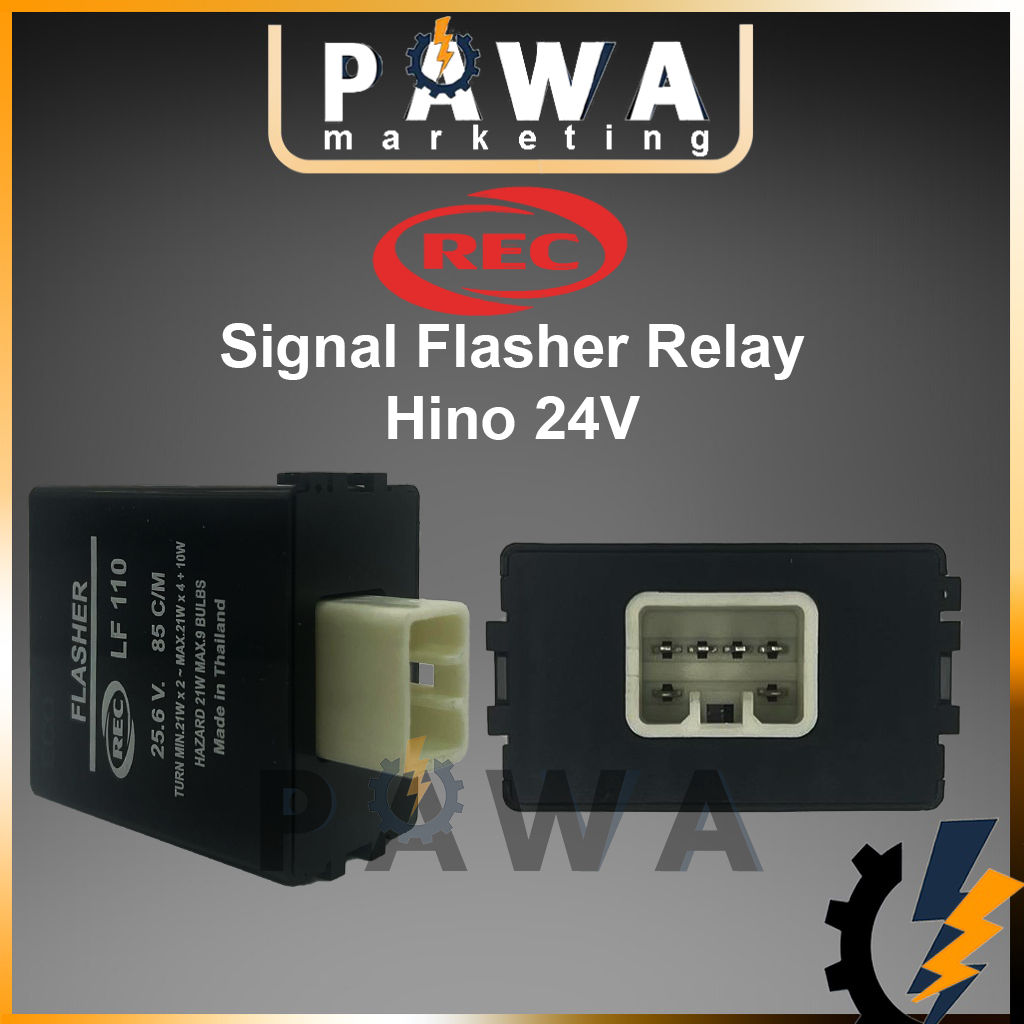 REC 100% Thailand Authentic Signal Flasher Relay Double Signal Relay ...