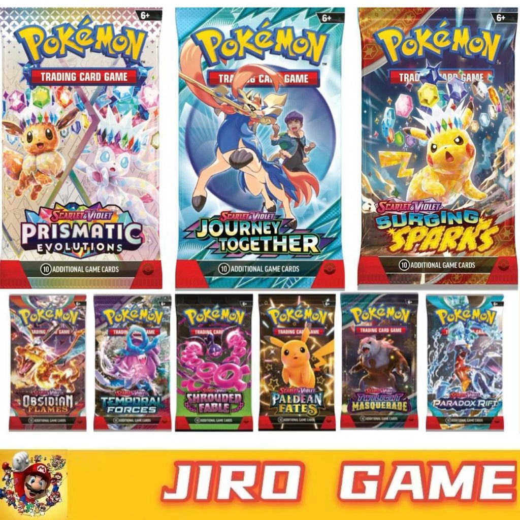 Pokemon TCG Booster Pack SV09 Journey Together , Silver, Paldean ...